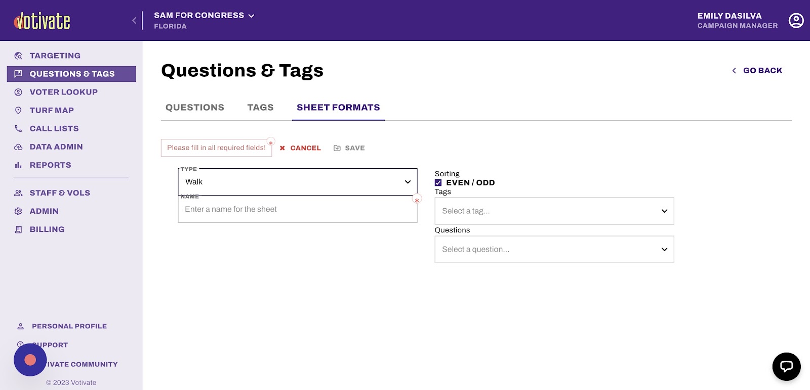 Create New Sheet Formats – Votivate Create New Sheet Formats – Votivate